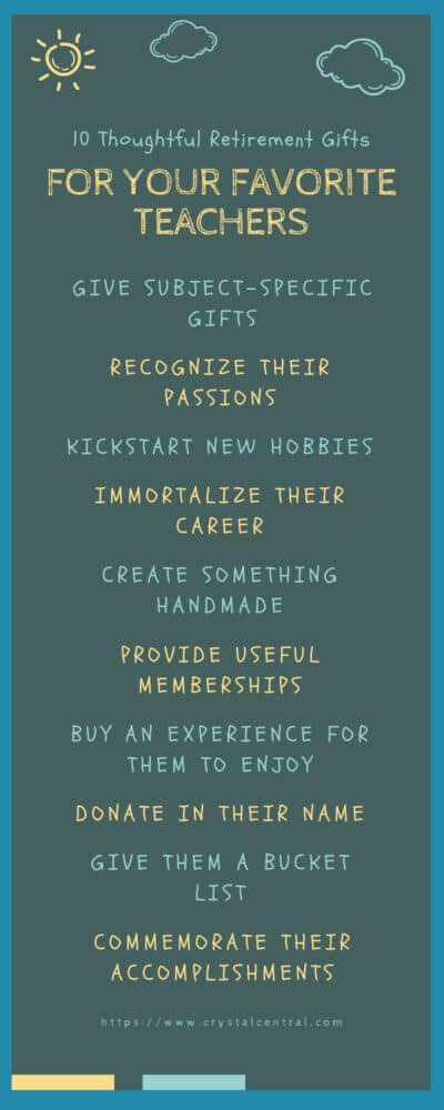 10 Thoughtful Retirement Gifts for Your Favorite Teachers