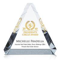 Top Sales Recognition Award Ideas - Wording Sample by Crystal Central