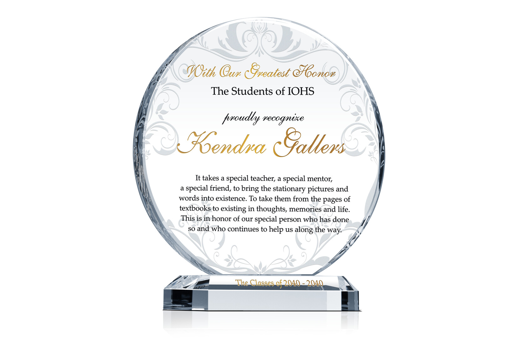 Circle Teacher Appreciation Gifts