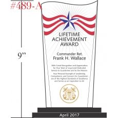 USCG Radiant Star Award - Crystal Central