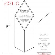 Diamond Customer Service Award - Crystal Central