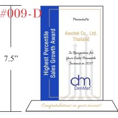 Sales Recognition Award Plaques - Crystal Central
